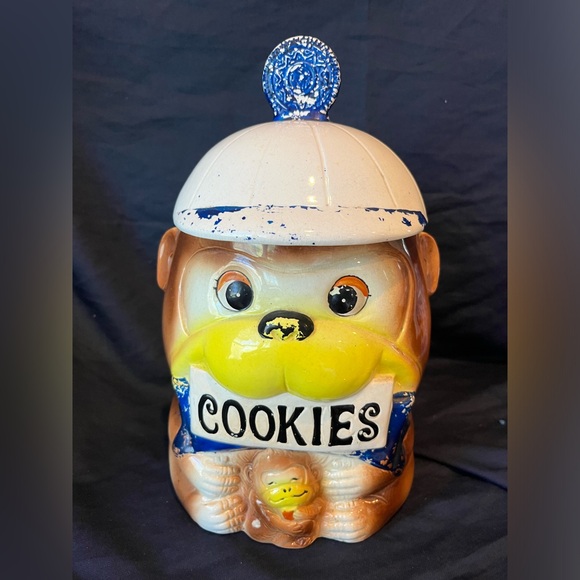 Accents | Vintage Monkey Cookie Jar Japan Retro Kitsch | Poshmark